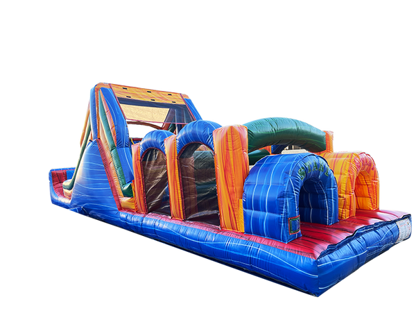 40-Foot Obstacle Course for Rentals | Fun for All Ages - OMG JUMP